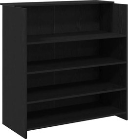 Recepční stůl černý dub 100 x 50 x 103,5 cm, konstrukční dřevo 3324161