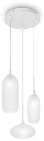 Závěsné svítidlo Ideal Lux Yoga SP3 bianco 172996 bílé 3x40W