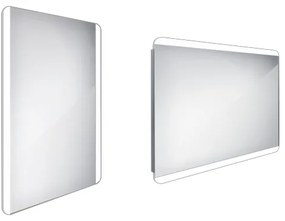 Nimco zrcadlo LED 500 x 700 Model 17000 hliníkový rám ZP 17001