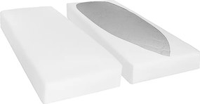 Bellatex Elastické rychloupínací prostěradlo Bílá 90x200x30 cm