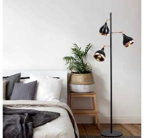 Designová stojanová lampa Salwah 163 cm černá