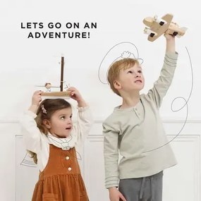Le Toy Van Dřevěná plachetnice s kapitánem / od 2 let