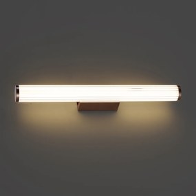 Retro nástěnná lampa bronzová 60,4 cm vč. LED IP44 - Coco