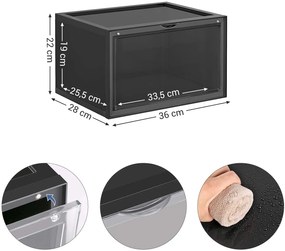 Organizér na boty Lexy černý