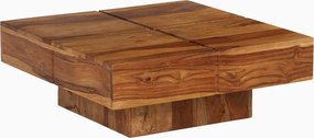 vidaXL Konferenční stolek 80 x 80 x 30 cm masivní akáciové dřevo [246250]