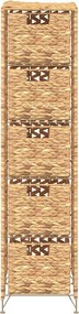 Komoda s 5 košíky, 25,5 x 37 x 100 cm, vodní hyacint 245492