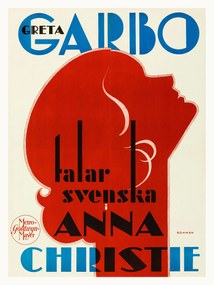 Obrazová reprodukce Anna Christie, Ft. Greta Garbo (Retro Movie Cinema), (30 x 40 cm)