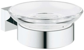 Grohe Essentials Cube - Mýdlenka s držákem, chrom 40754001