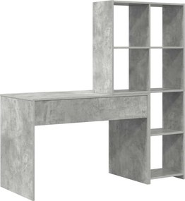 Stůl Betonově šedá 138,5 x 55 x 143 cm Kompozitní dřevo 3337252