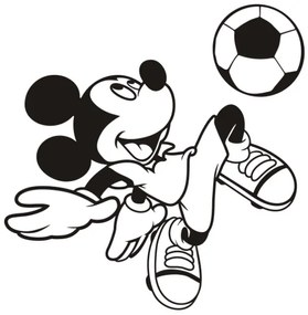 Samolepka na zeď Mickey Mouse, nálepka na stěnu (12009)