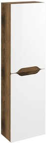 Sapho Sapho, WAVE skříňka vysoká 40x140x20cm, levá/pravá, bílá/dub collingwood, WA250-3019