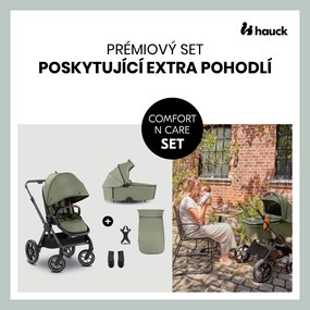 Hauck Kombinovaný kočárek Comfort N Care 2v1 olive