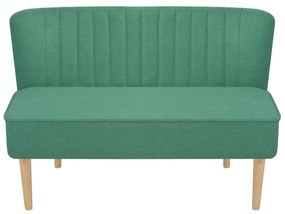 Pohovka textil 117 x 55,5 x 77 cm zelená 244073