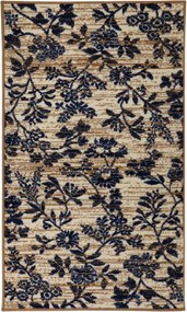 TRHÁK: Kusový koberec Flowers beige, 190x280, béžová, obývacia izba, Alfa Carpets