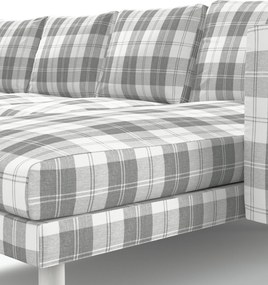 Potah na pohovku IKEA Norsborg 4-místná se šezlongem barva šedá látka pletený vzor, vzorované