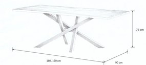 Wooded Jídelní stůl Victoria z masivu DUB 160x90 cm