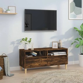 TV skříňka kouřový dub 100 x 34,5 x 44,5 cm kompozitní dřevo