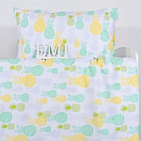 Dětské povlečení Ananas EMI: Standardní set jednolůžko obsahuje 1x 200x140 + 1x 90x70