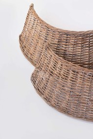 Designový obal OSLONA, ratan, dolní průměr 70 cm, natur