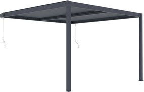 Bioklimatická pergola G21 Trenton 4x4 m, antracitová hliníková