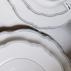 Bílé hluboké talíře v sadě 2 ks ø 23,5 cm Odette – S|P Collection