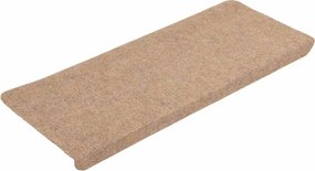 Samolepicí podložky na schody 30 ks Béžová 65x24,5x3,5 cm 3365898