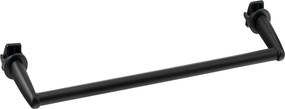 Aqualine Aqualine, Sušák ručníků na topná tělesa 36cm, rovný, černý mat, IDR-40B