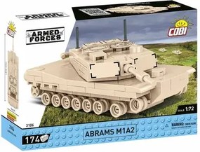 COBI 3106 Armed Forces Abrams M1A2 / 174 kostek / 1:72 / od 6 let