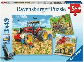 Ravensburger Zemědělské stroje / 3x49 dílků / od 5 let