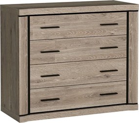 DALLAS t | komoda D2 | 107 cm | se zásuvkami | dub trufla