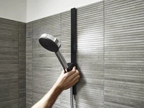 Hansgrohe WallStoris, nástěnná tyč 700 mm, černá matná, HAN-27904670