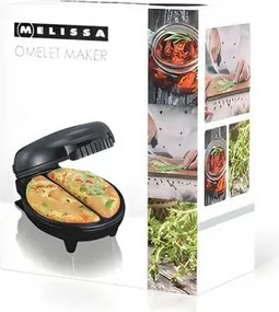Melissa Výrobník omelet černá / Výrobník omelet / 750 W / Nepřilnavý p