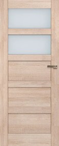 Interiérové dveře vasco doors BRAGA model 3 Průchozí rozměr: 80 x 197 cm, Orientace dveří: Pravé dveře, Dekor: Dub Viking