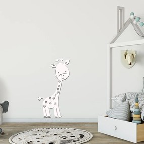 dřevo života Dřevěná dekorace na zeď ŽIRAFKA Zvolte barvu dekoru: Bílá, Rozměry šxv (cm): 51x100