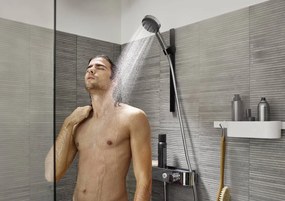 Hansgrohe WallStoris, posuvný jezdec, černá matná, HAN-27917670