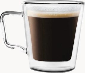 Sada skleněných pohárků na kávu Diva, 2 díly