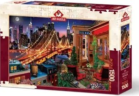 ART PUZZLE 5376 Puzzle Brooklyn z terasy / 1500 dílků / od 15 let
