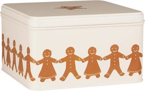 Plechová dóza Gingerbread Couples Square Ib Laursen