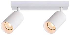BERGE Bodové svítidlo GU10 VIKI-L 2 - bílé + 2x LED žárovka