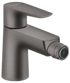 Hansgrohe Talis E - Páková bidetová baterie s odtokovou soupravou s táhlem, kartáčovaný černý chrom 71720340