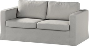 Potah na pohovku IKEA  Karlstad 2-místná , nerozkládací, dlouhý barva šedá látka pletený vzor