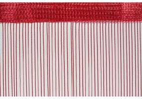 Červený závěs do dveří 100x200 cm String – Mendola Fabrics