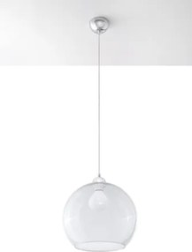 Lustr SOLLUX Ball E27 1x60W bez zdroje SL.0248 průhledné sklo