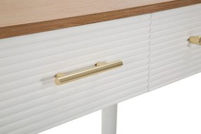 Designová konzole Gerlinde 107 cm bílá