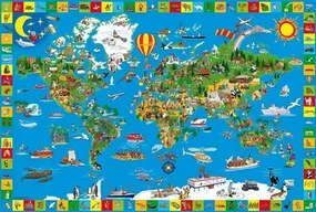 SCHMIDT Puzzle Tvůj úžasný svět / 200 dílků / 43,2 × 29,1 cm