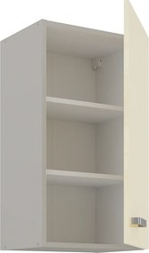 Kuchyňská linka KARMEN | 180 cm | UNI dvířka | světle šedá/krémová lesk