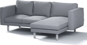 Potah na pohovku IKEA Norsborg 3-místná se šezlongem barva šedá