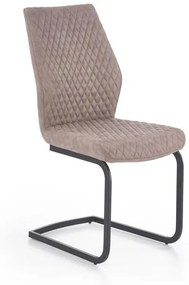 Halmar Jídelní židle K272, tmavě béžová DALLAS/eko kůže