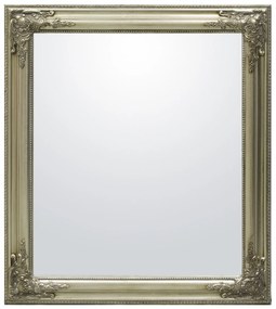 Stříbrné zrcadlo s ornamenty 62361