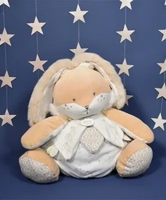 Doudou Bílý králíček s prostorem pro uložení pyžámka 38 cm / od 0 měsí